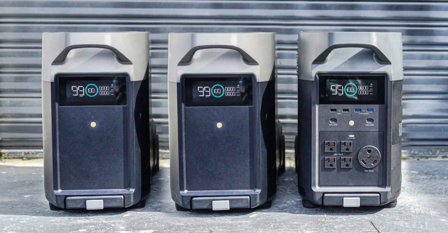 EcoFlow DELTA Pro Smart Extra Battery Powers Your EV and Home Through ...